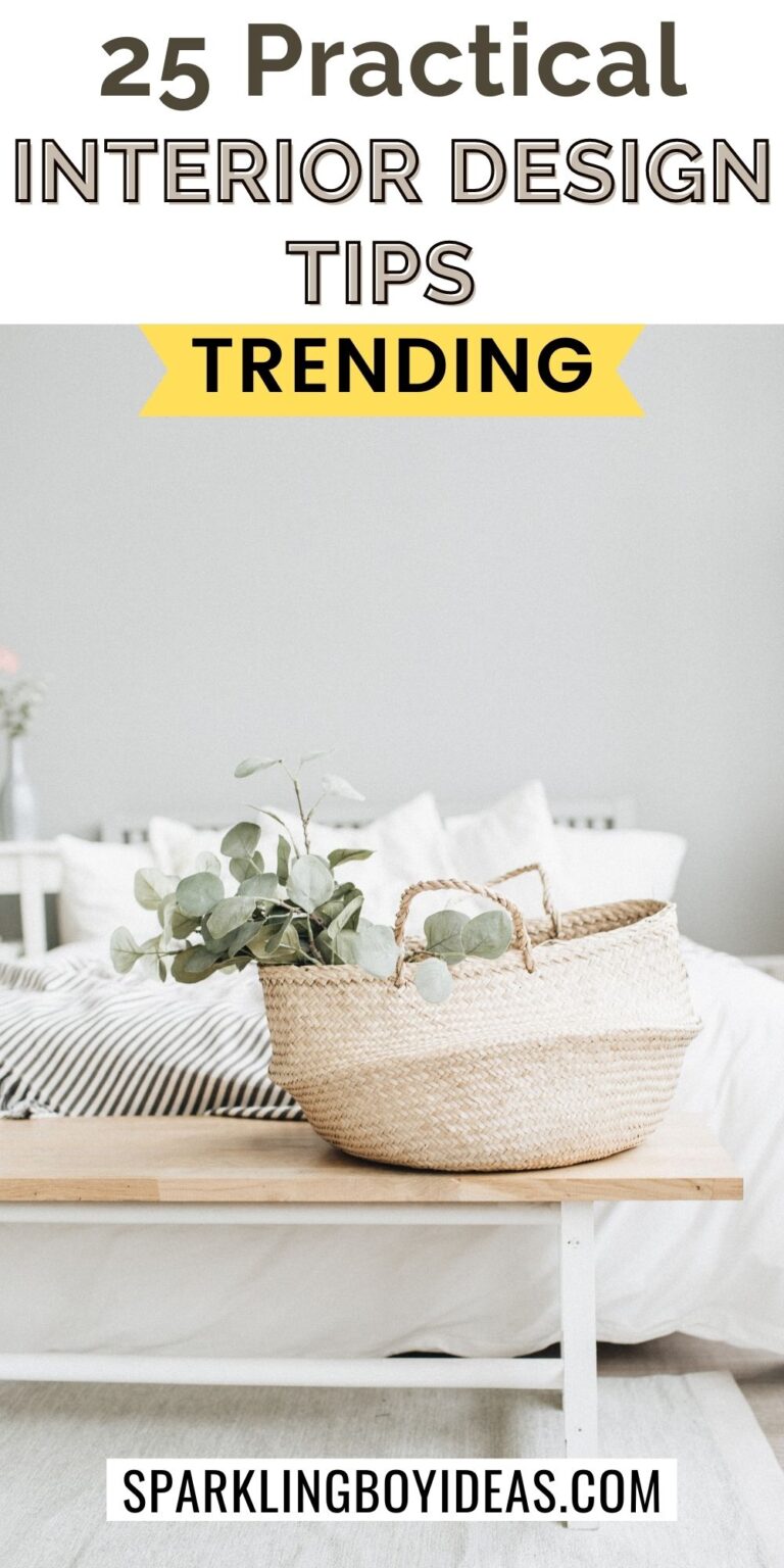 25 Best Interior Design Tips - Sparkling Boy Ideas