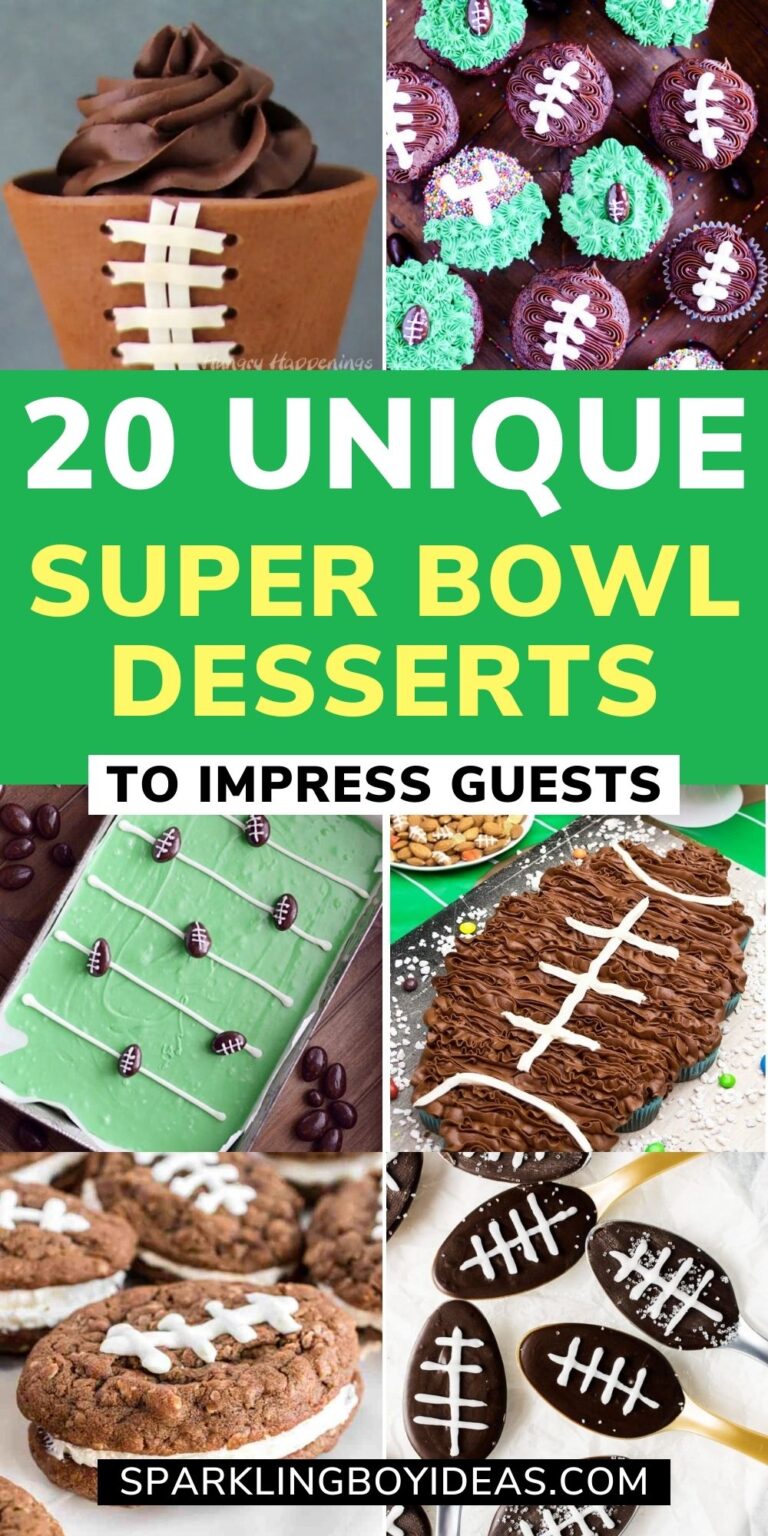 21 Best Super Bowl Desserts - Sparkling Boy Ideas