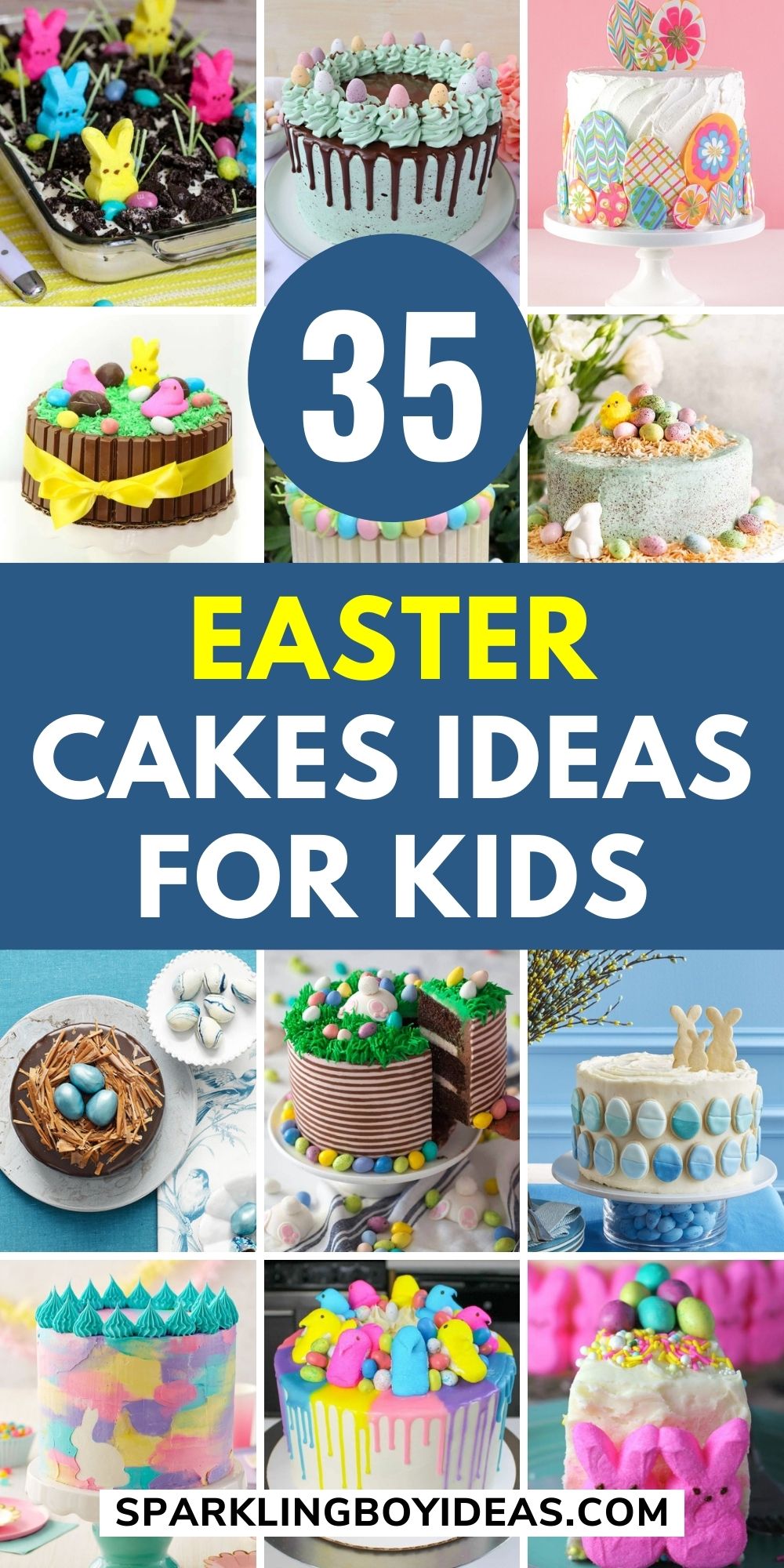 35 Cute Easter Cakes - Sparkling Boy Ideas