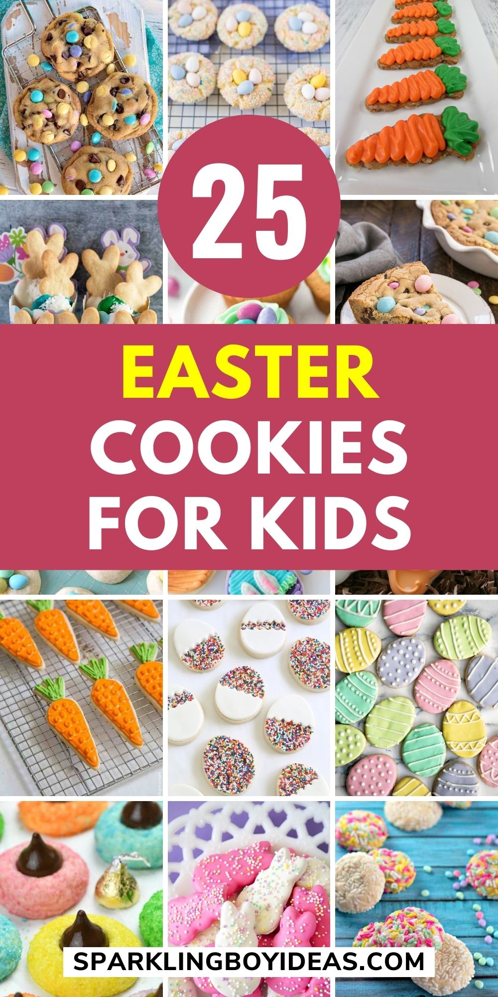25 Easy Decorated Easter Cookies - Sparkling Boy Ideas