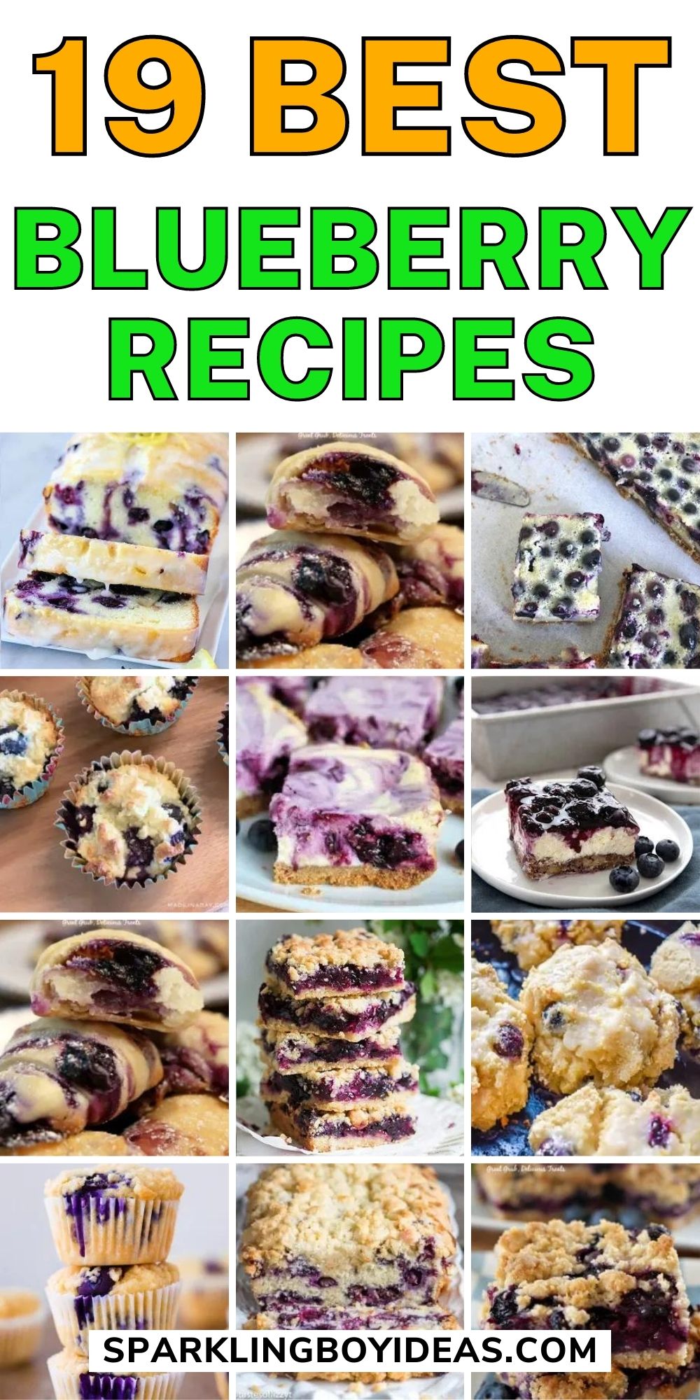 19 Fresh Blueberry Recipes - Sparkling Boy Ideas