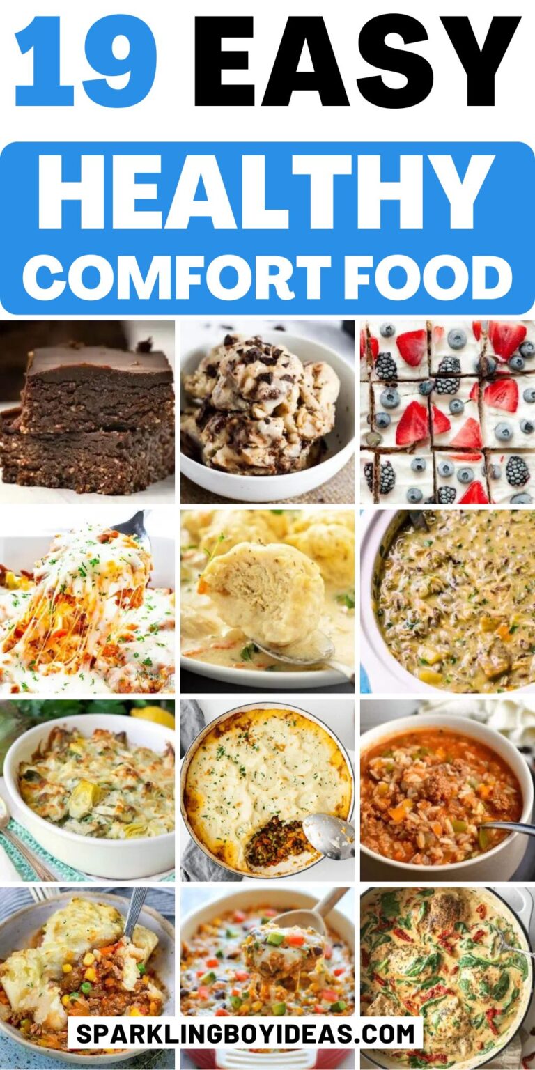 19 Easy Healthy Comfort Food - Sparkling Boy Ideas