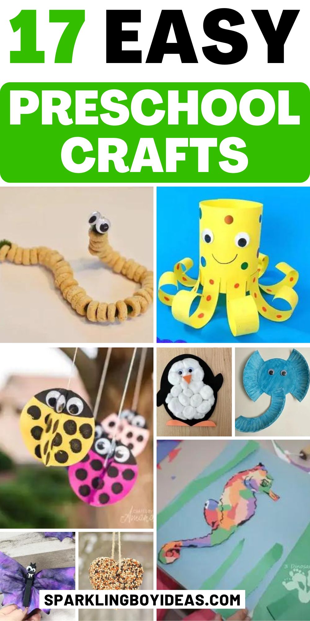 17 Easy Preschool Crafts - Sparkling Boy Ideas
