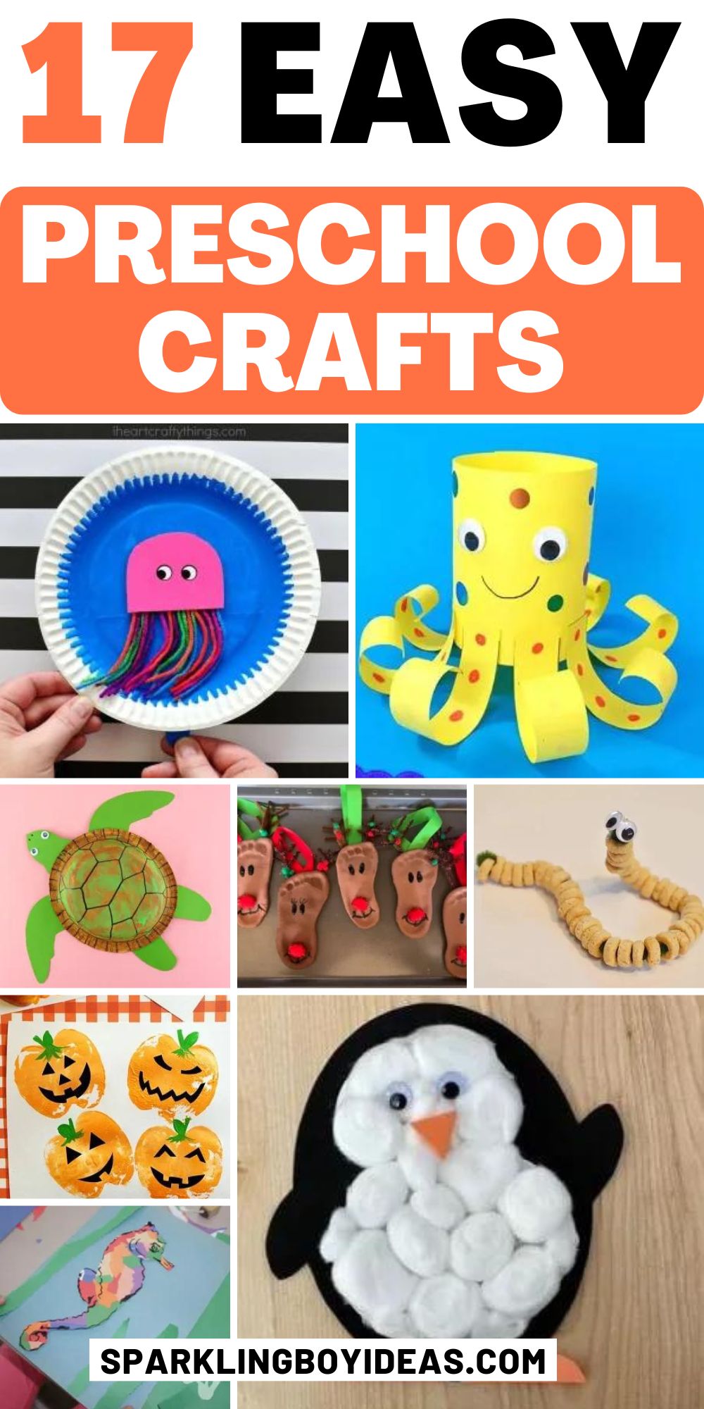 17 Easy Preschool Crafts - Sparkling Boy Ideas