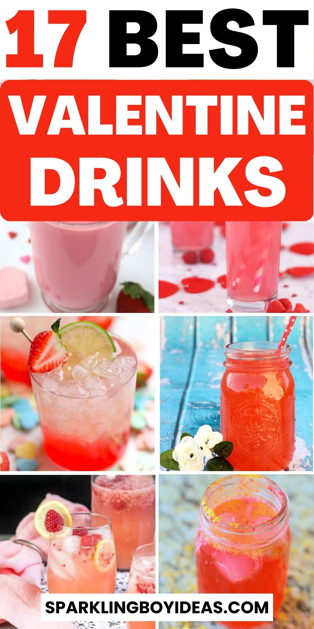 21 Easy Valentines Day Drinks - Sparkling Boy Ideas