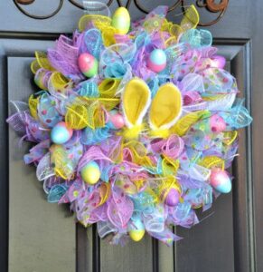 15 Cute DIY Easter Door Decorations - Sparkling Boy Ideas