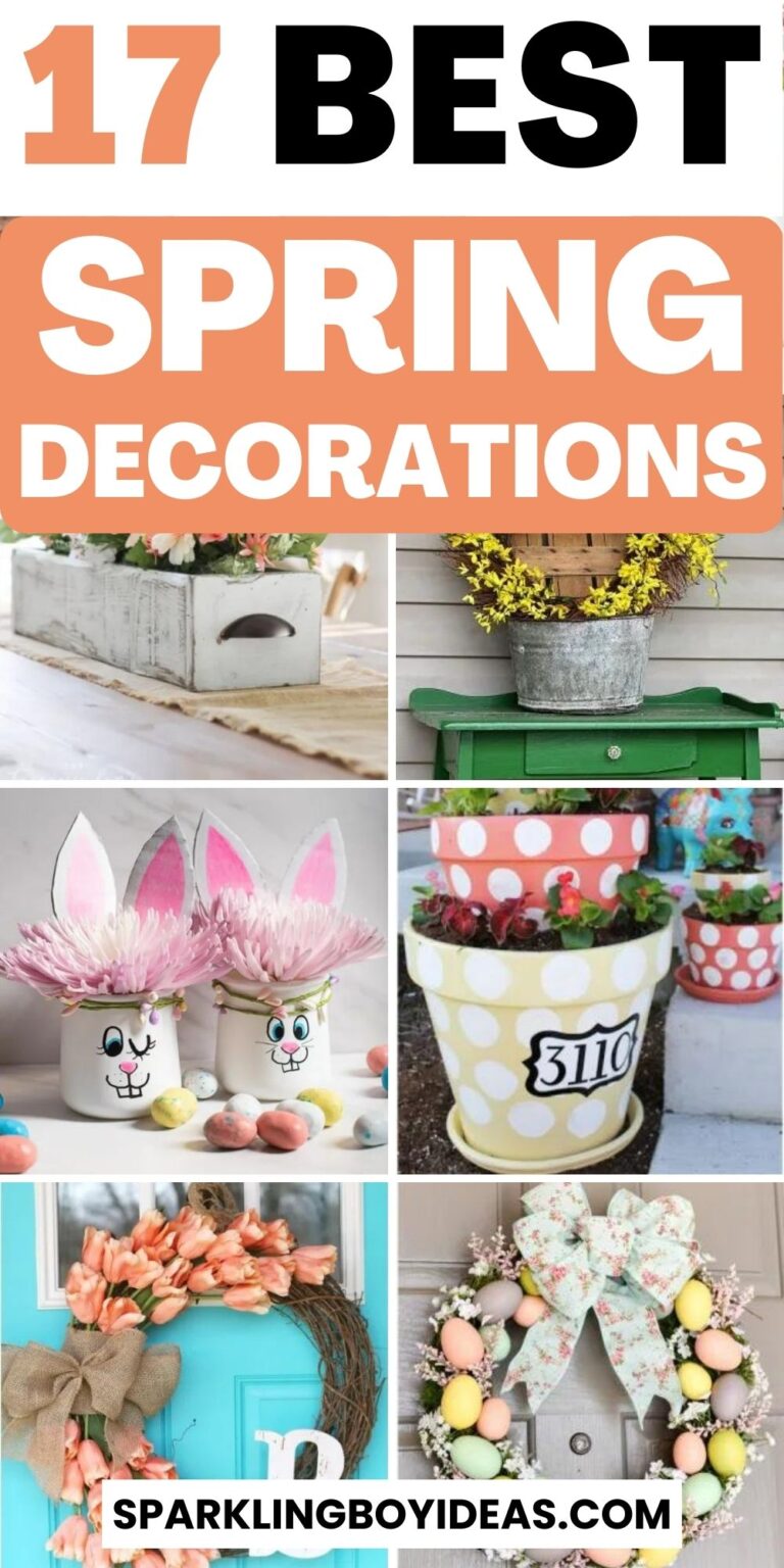 17 Easy DIY Spring Decor - Sparkling Boy Ideas