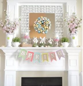 17 DIY Easter Mantle Decor - Sparkling Boy Ideas