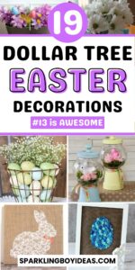 19 Easy DIY Dollar Tree Easter Decor - Sparkling Boy Ideas