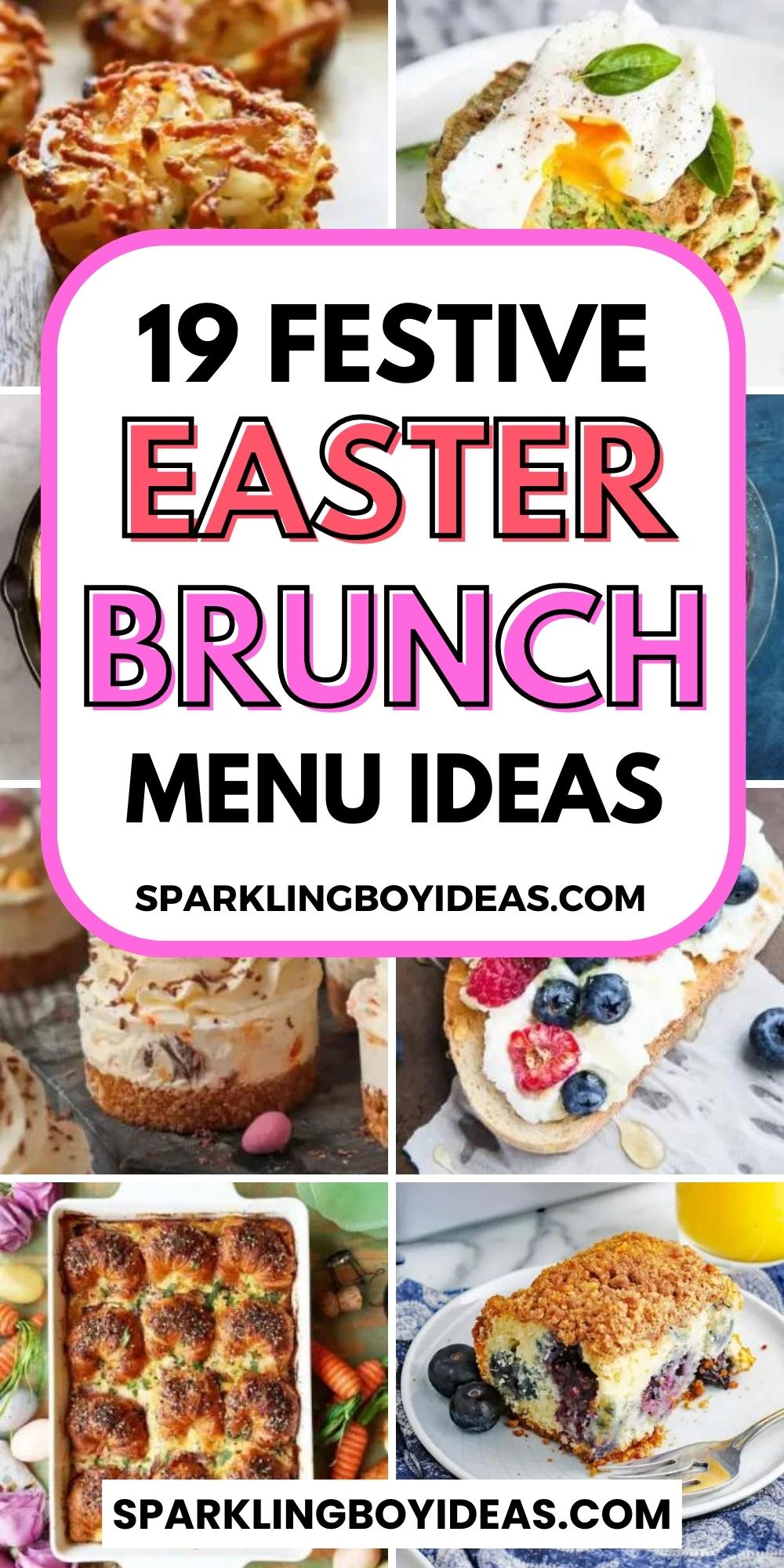 19 Easy Easter Brunch - Sparkling Boy Ideas