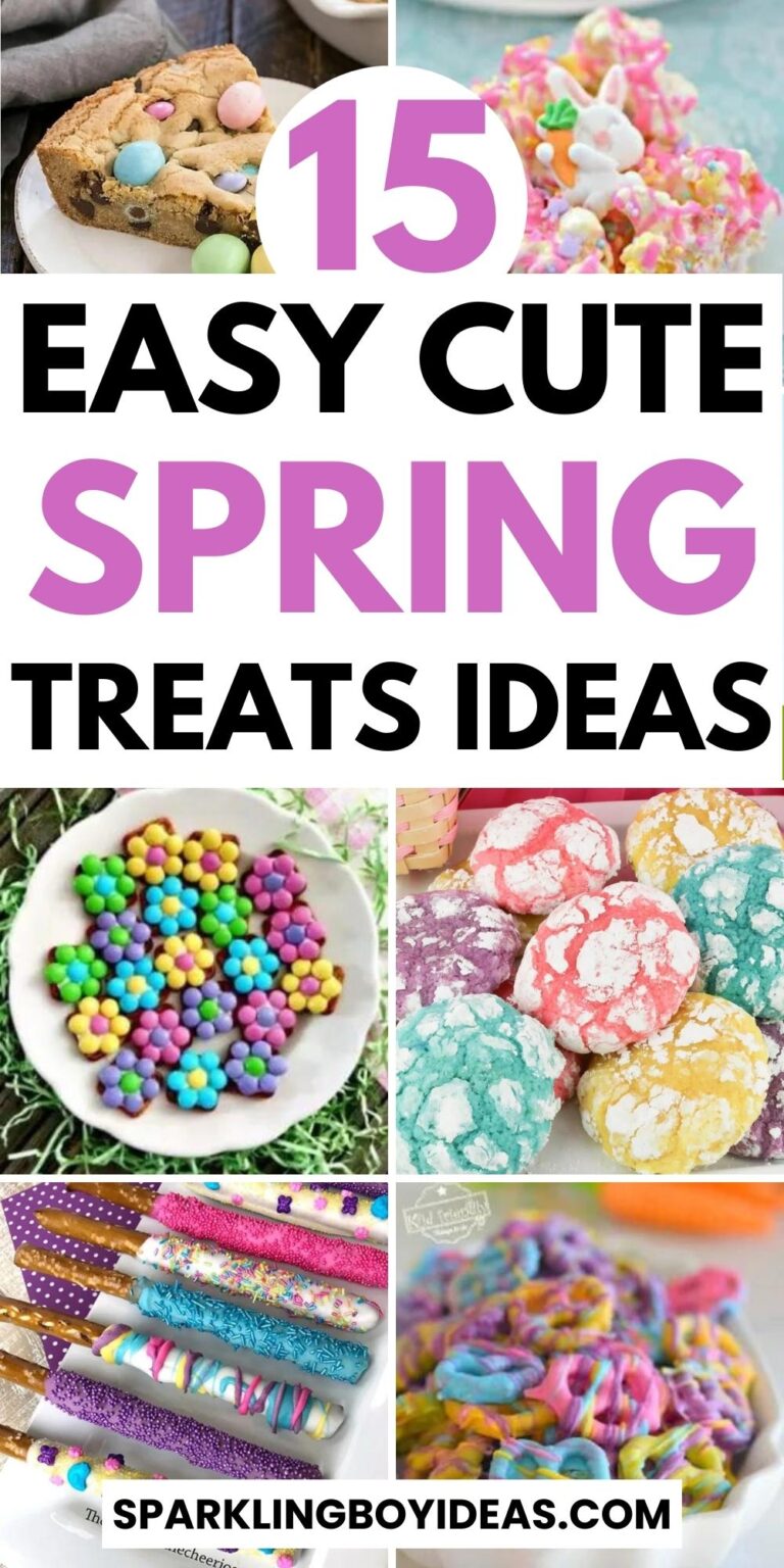 21 Fun Easy Spring Treats - Sparkling Boy Ideas