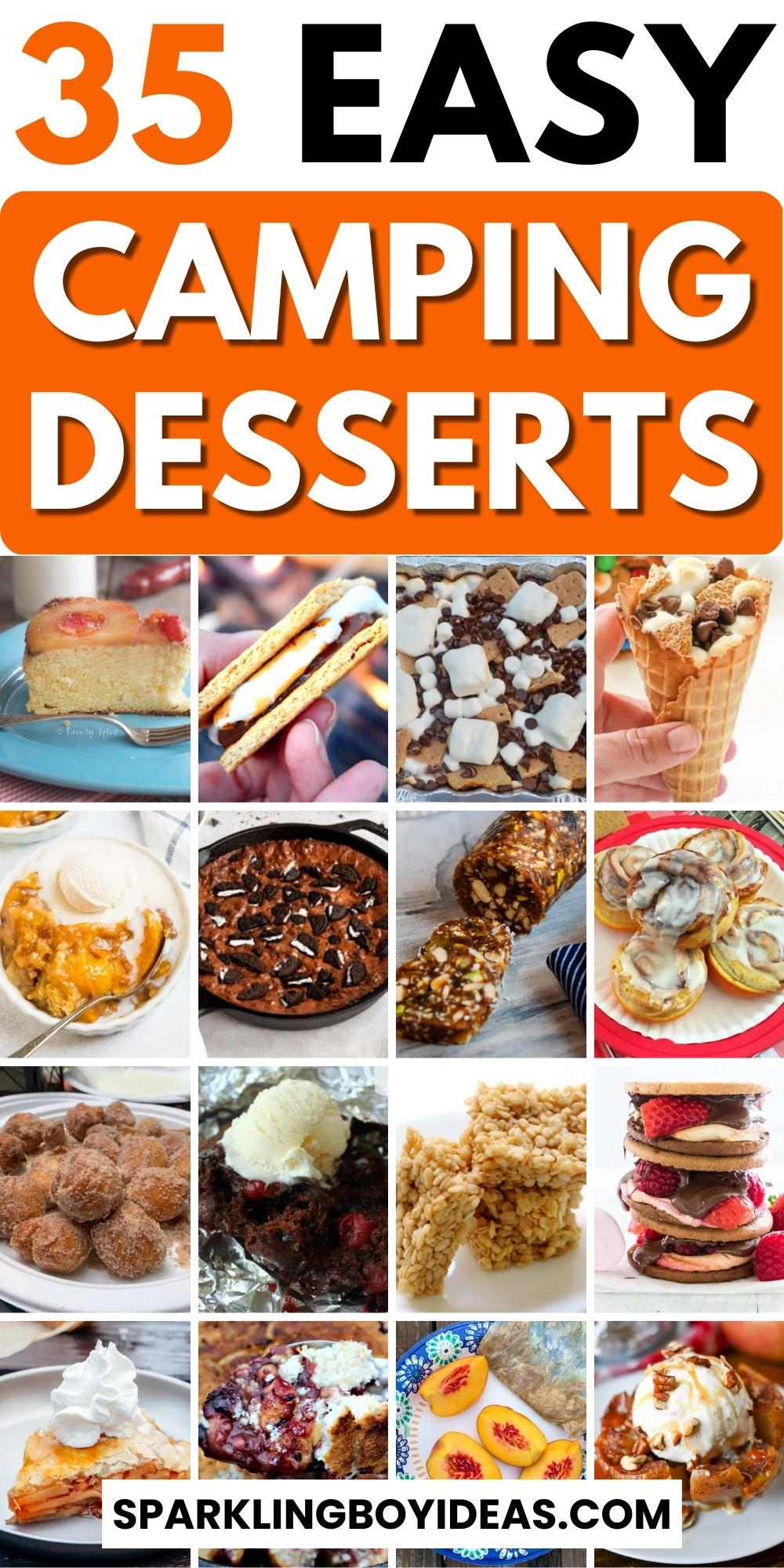 35 Best Camping Desserts - Sparkling Boy Ideas