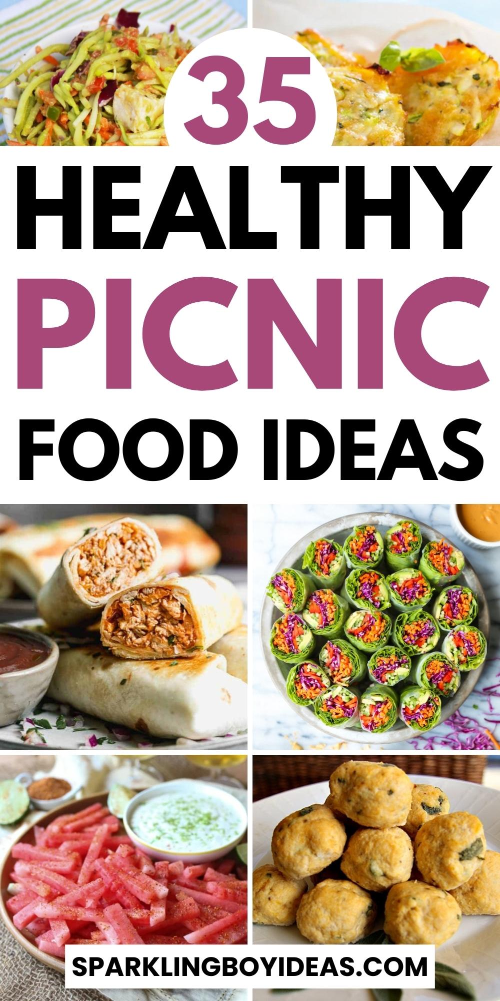 35 Simple Easy Healthy Picnic Food Ideas - Sparkling Boy Ideas