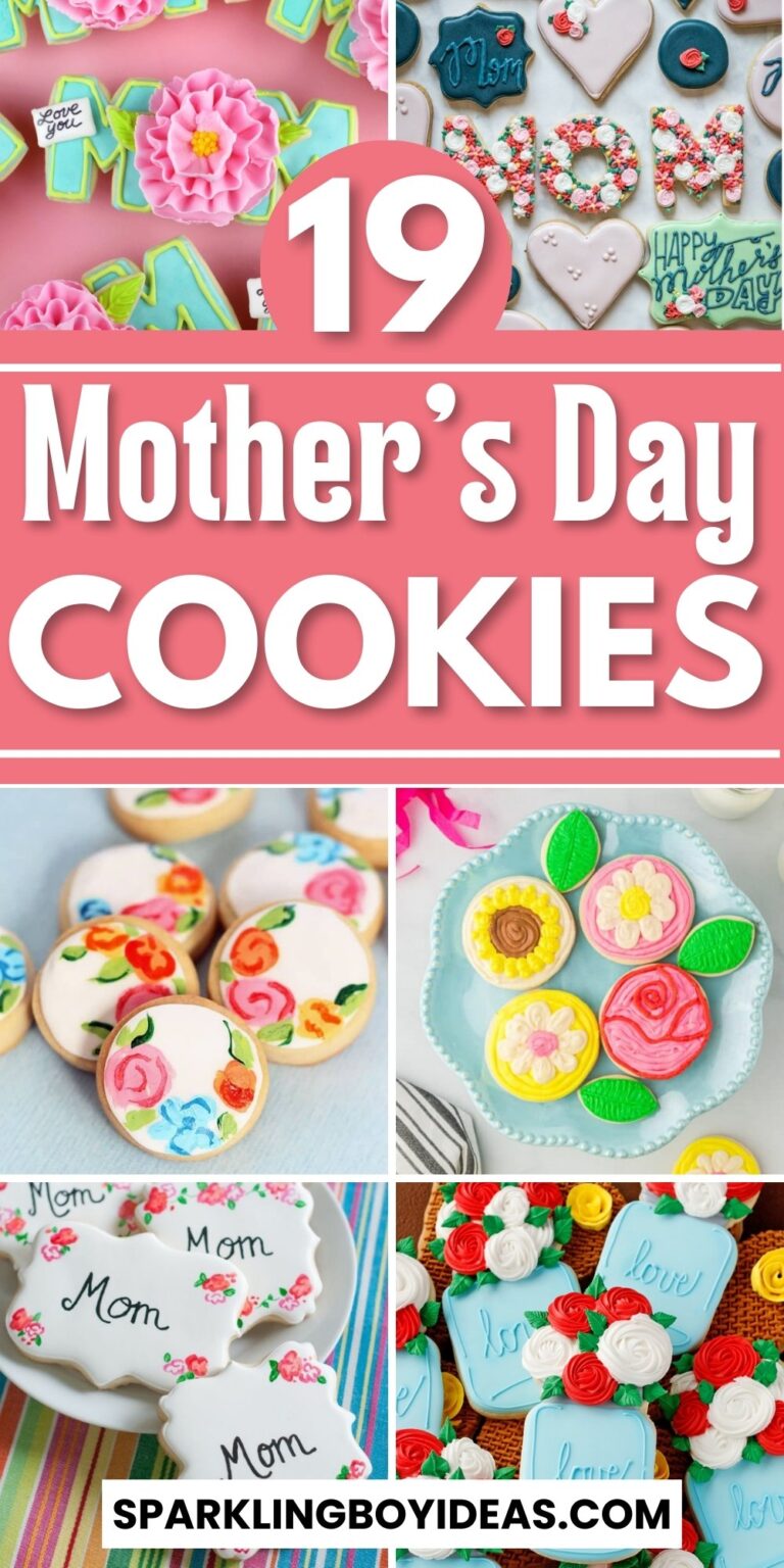 19 Simple Happy Mothers Day Cookies - Sparkling Boy Ideas