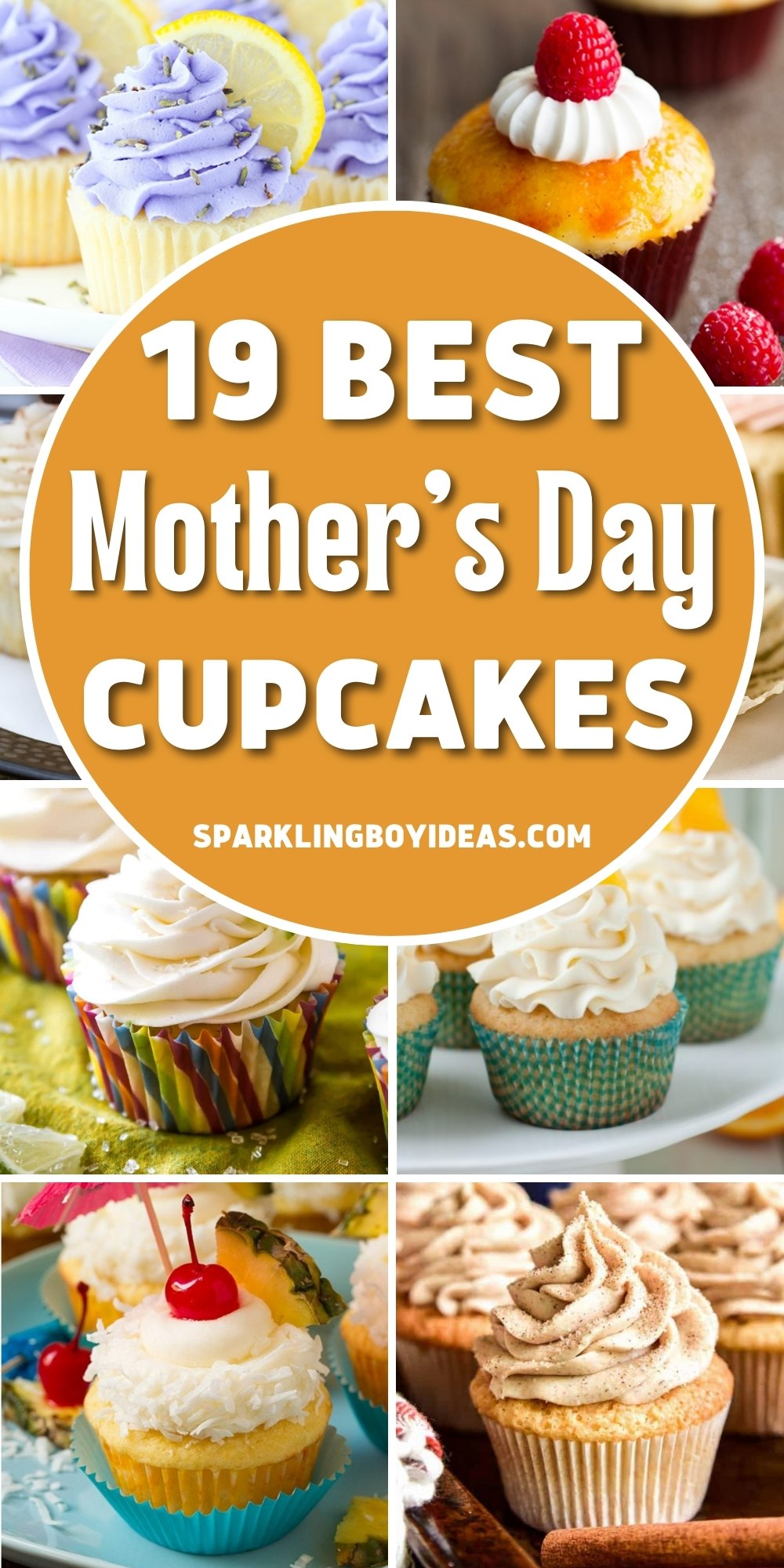 19 Simple Happy Mothers Day Cupcakes - Sparkling Boy Ideas