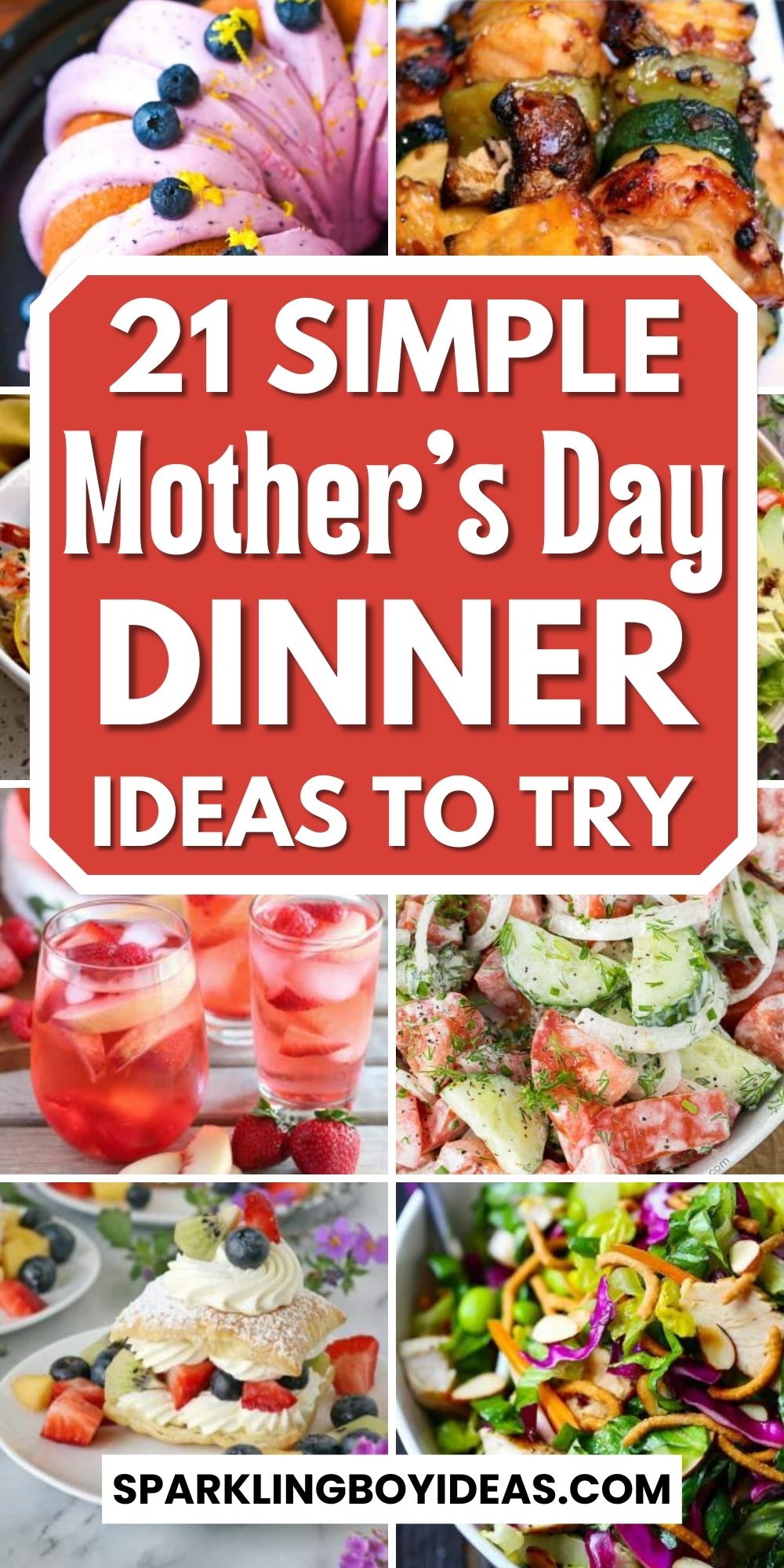 21 Easy Mothers Day Dinner Ideas - Sparkling Boy Ideas