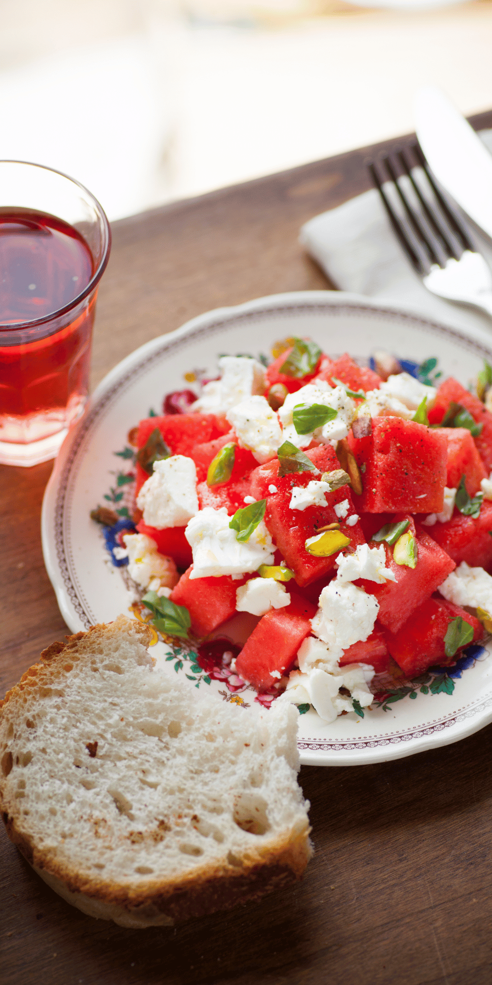 Watermelon Feta Salad - Sparkling Boy Ideas