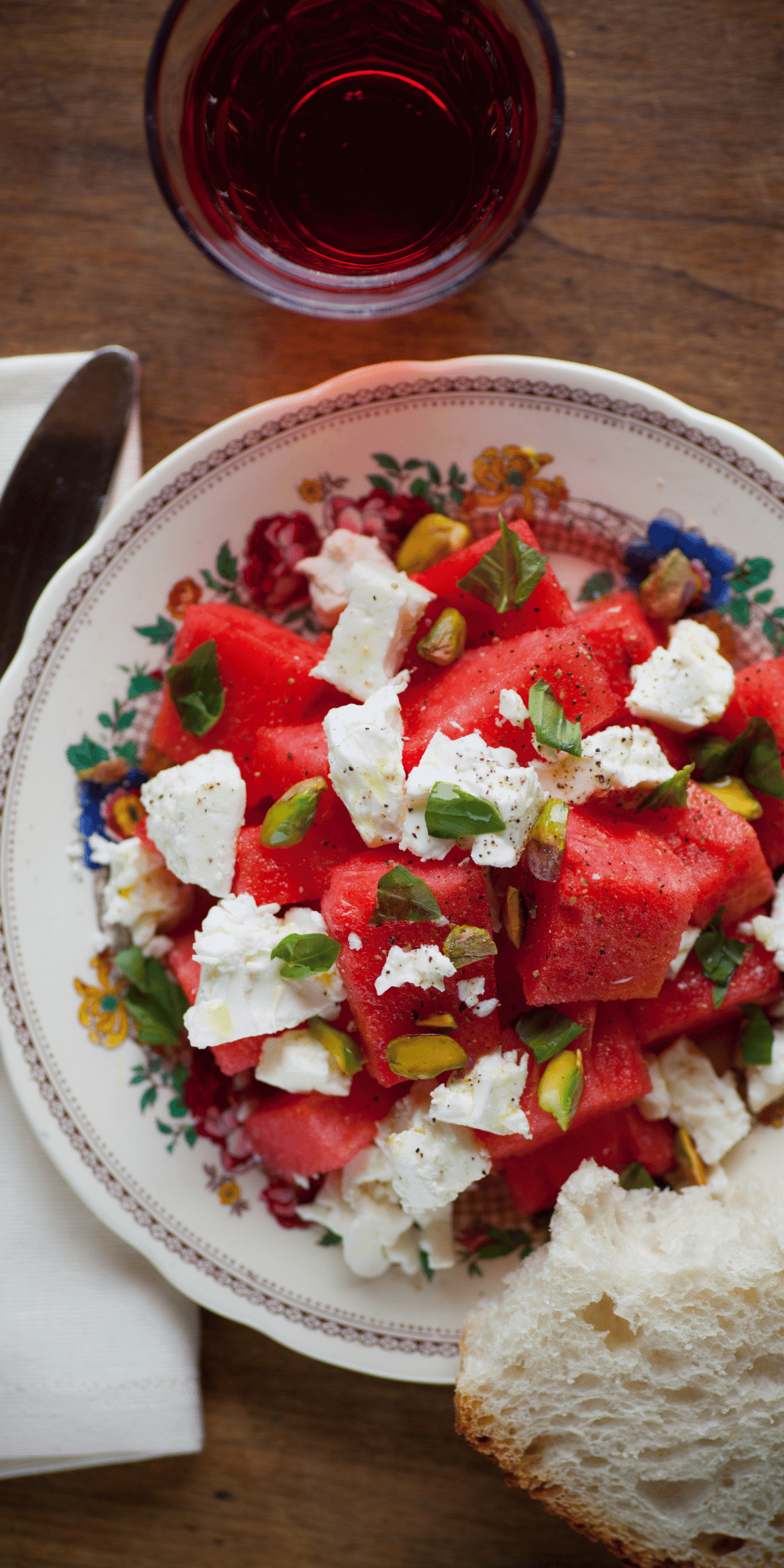 Watermelon Feta Salad - Sparkling Boy Ideas