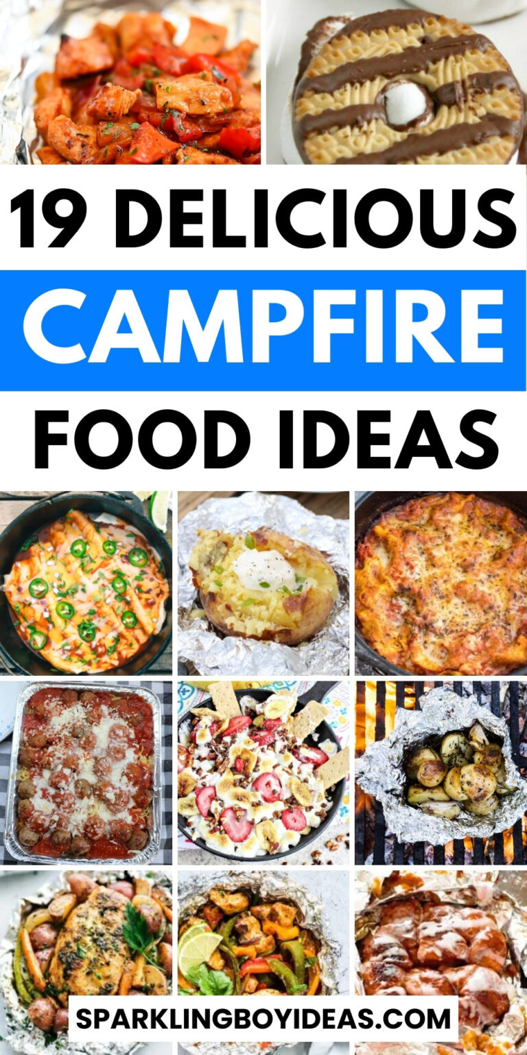 19 Simple Easy Campfire Food Ideas - Sparkling Boy Ideas