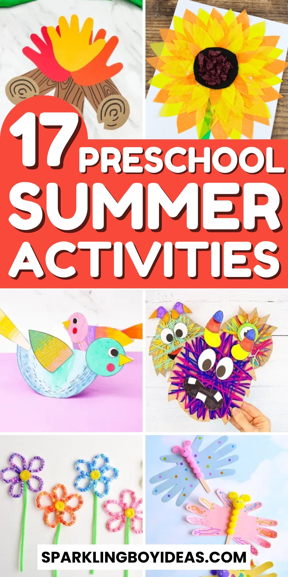 17 Easy Summer Preschool Activities - Sparkling Boy Ideas