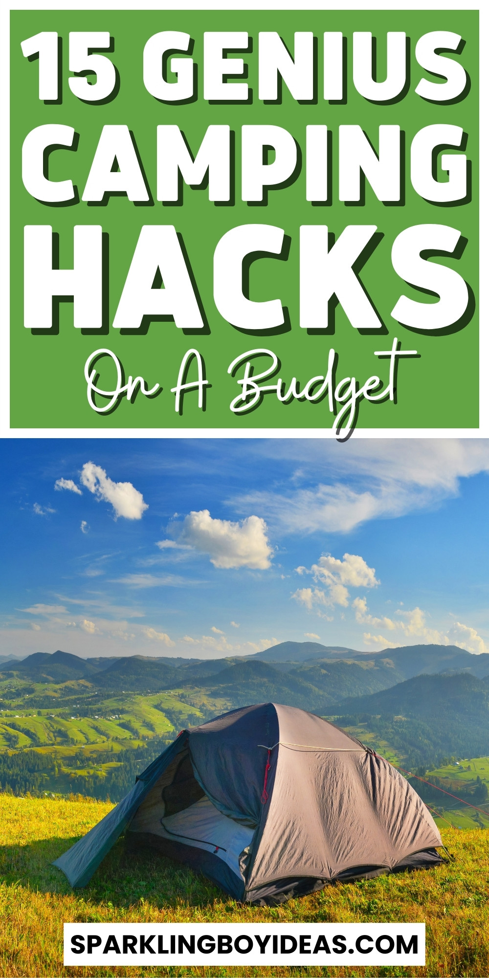 15 Genius Camping Hacks - Sparkling Boy Ideas