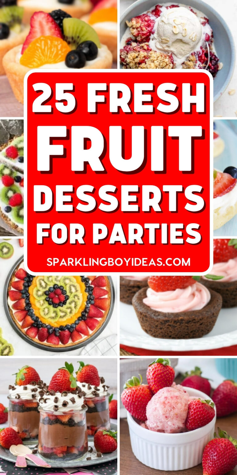 25 Easy Healthy Fruit Desserts - Sparkling Boy Ideas