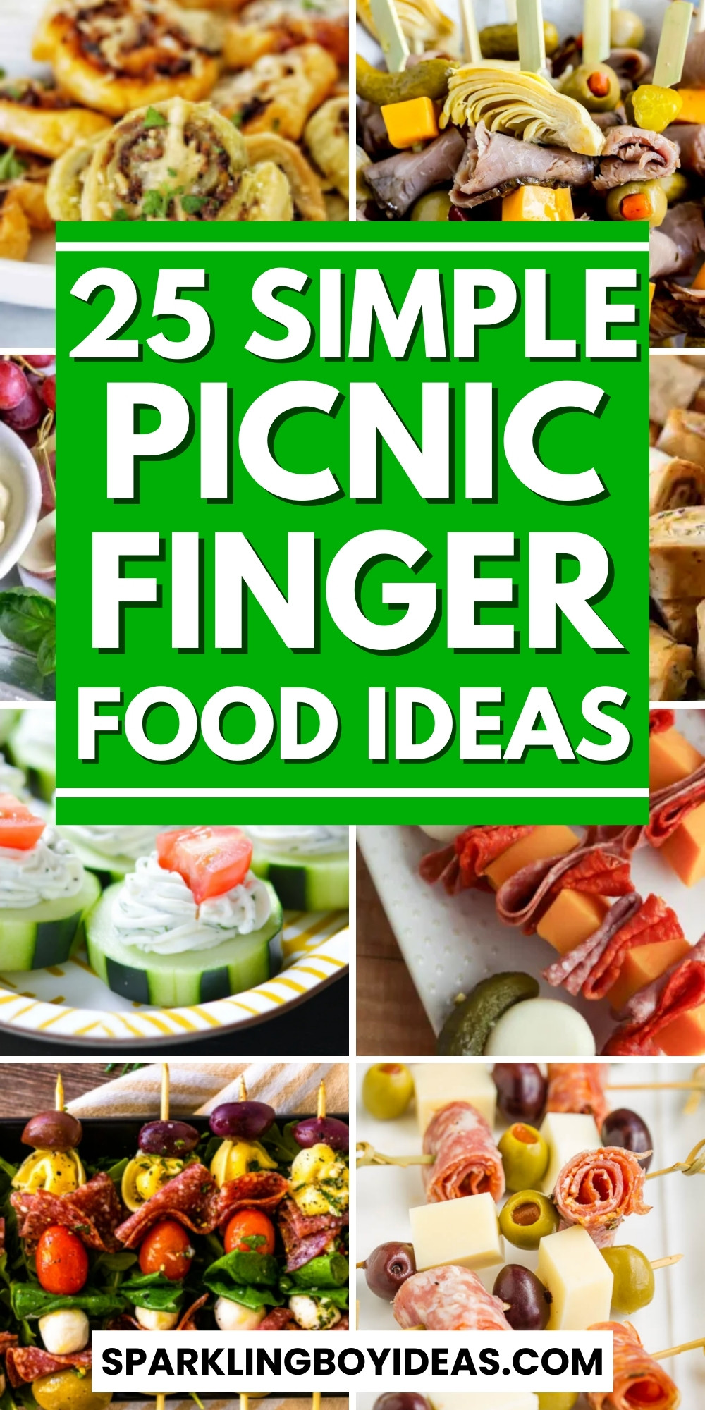 25 Easy Picnic Finger Foods - Sparkling Boy Ideas