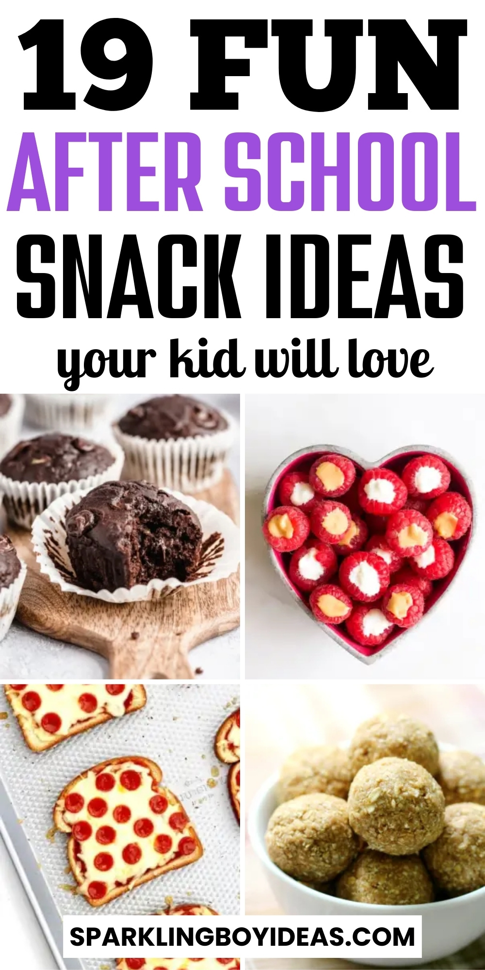 19 Easy After School Snacks - Sparkling Boy Ideas