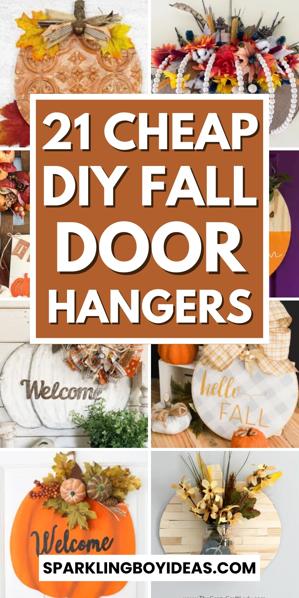 21 Best Fall Door Hangers - Sparkling Boy Ideas