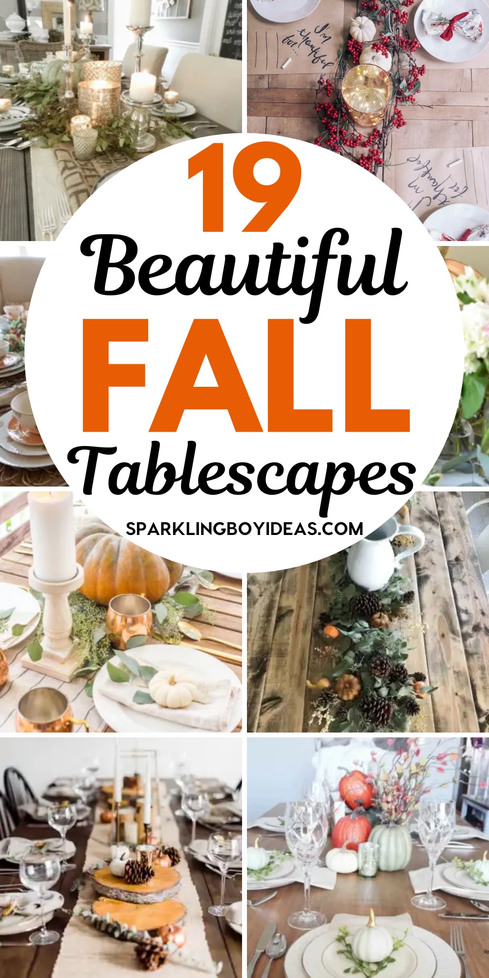 19 Elegant Fall Tablescapes - Sparkling Boy Ideas