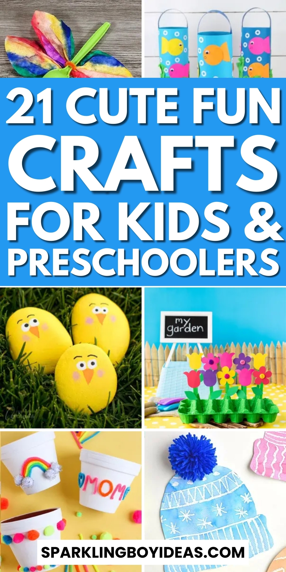 21 Fun Easy Crafts For Preschoolers - Sparkling Boy Ideas