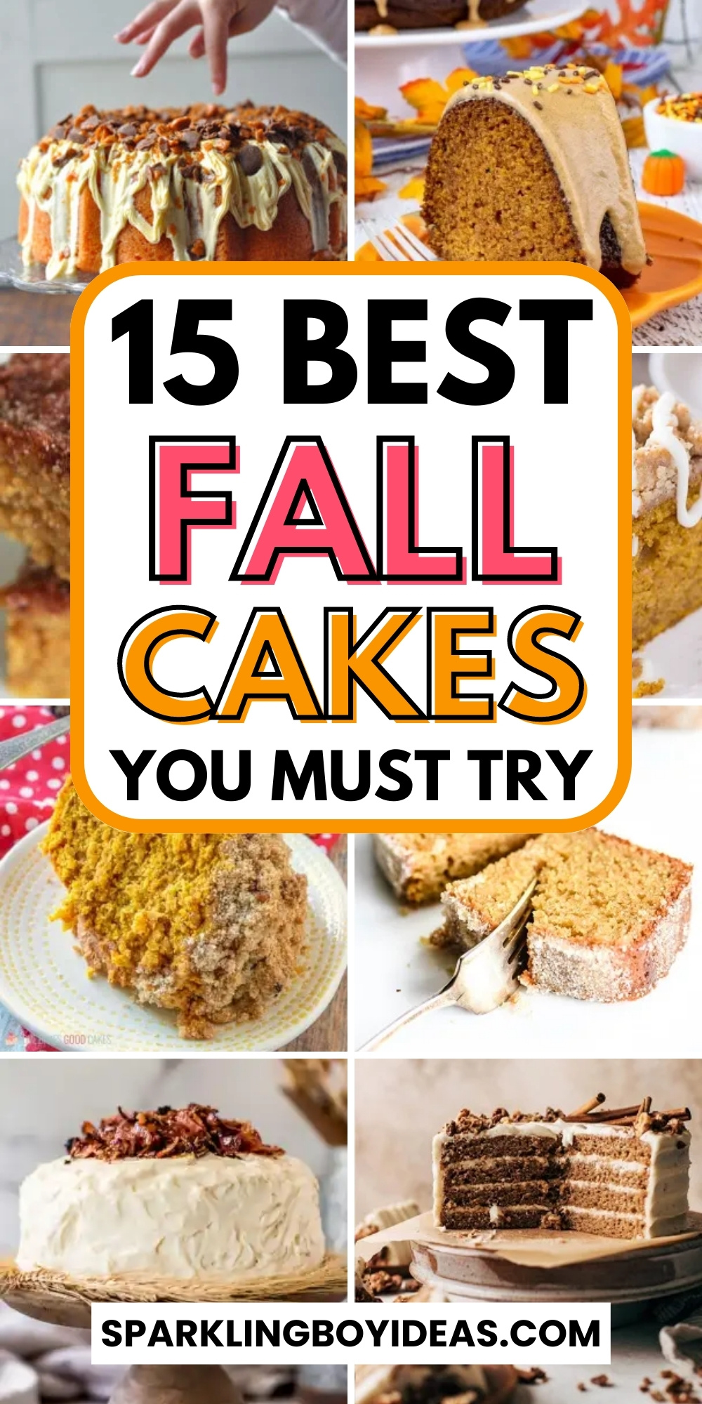 15 Easy Fall Cakes - Sparkling Boy Ideas