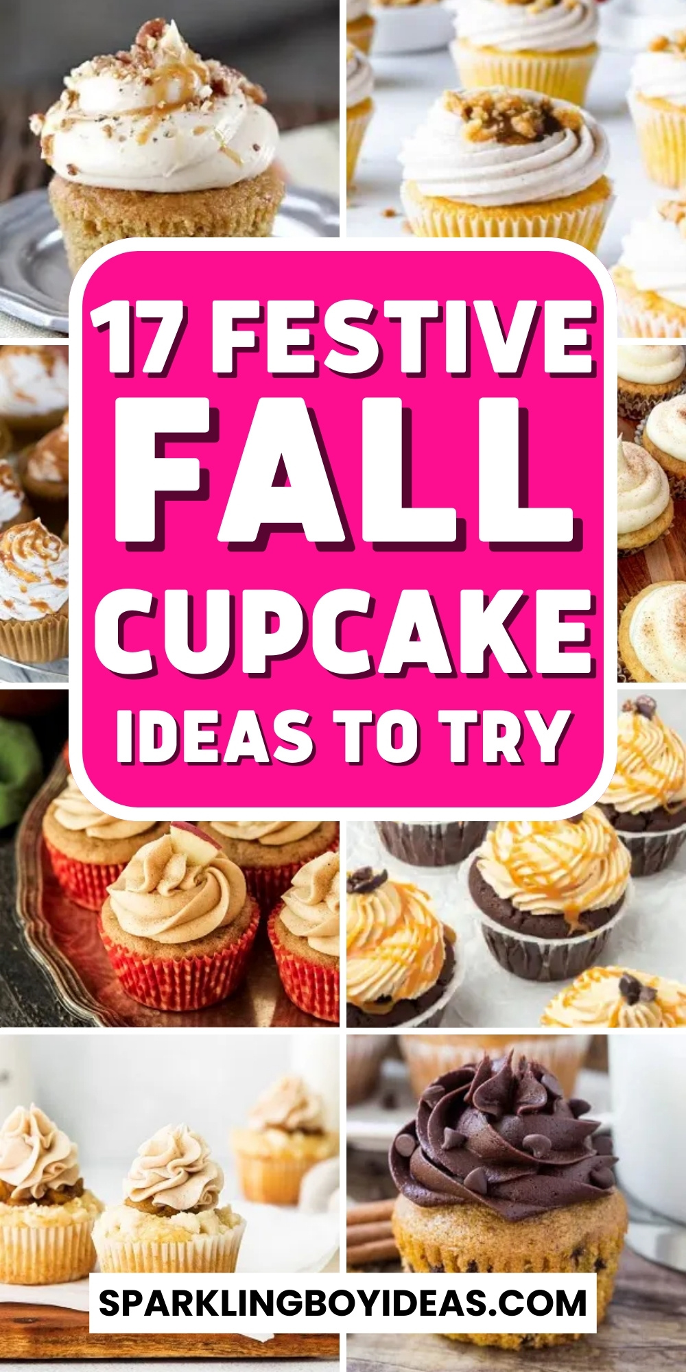 17 Easy Fall Cupcakes - Sparkling Boy Ideas