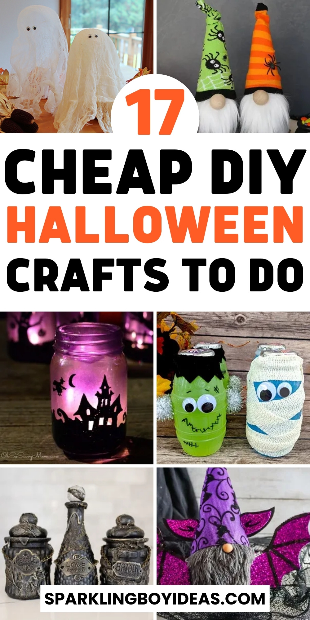 17 Easy Halloween Crafts - Sparkling Boy Ideas