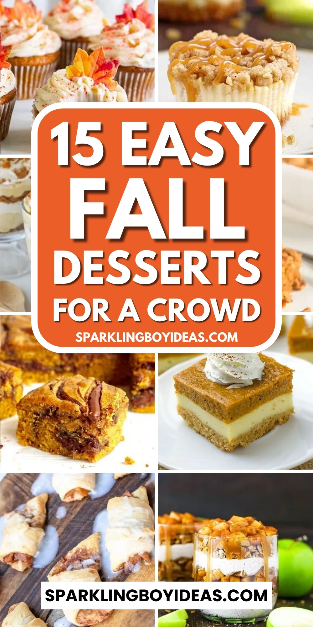 25 Easy Fall Desserts - Sparkling Boy Ideas