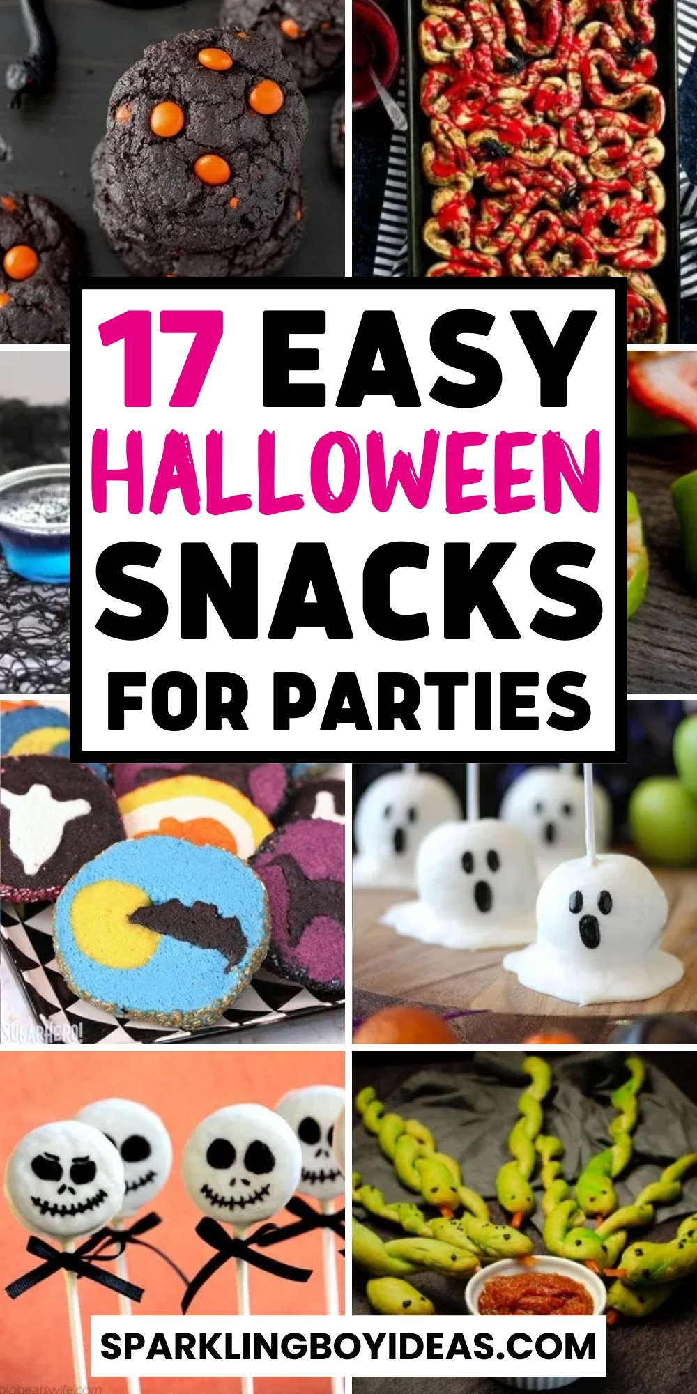17 Easy Halloween Snacks - Sparkling Boy Ideas