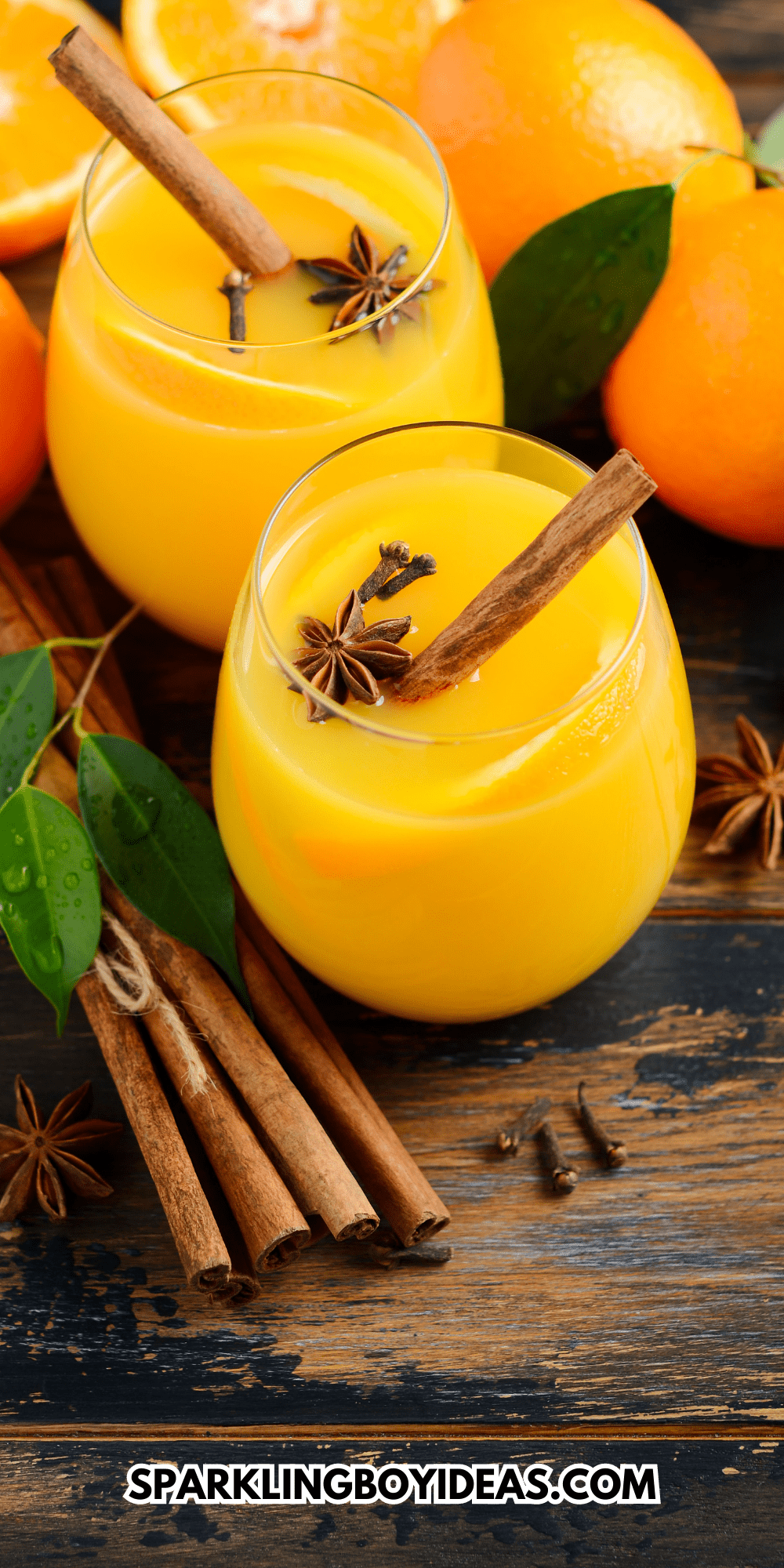 Spiced Orange Punch - Sparkling Boy Ideas