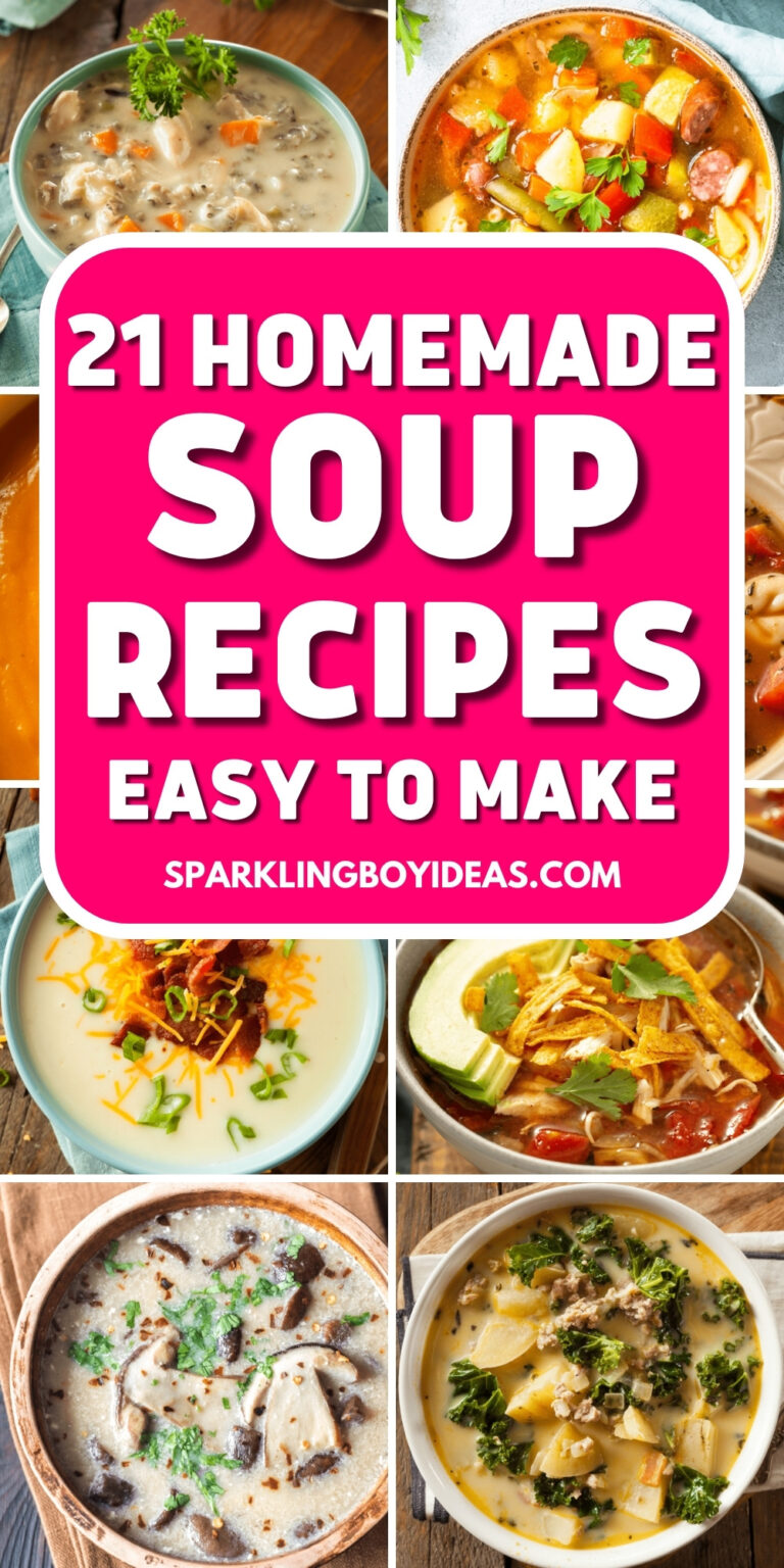 23 Homemade Soup Recipes - Sparkling Boy Ideas