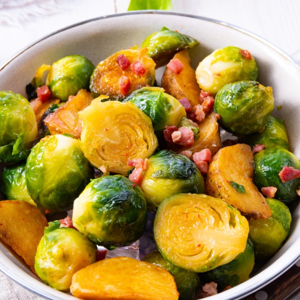 Honey Roasted Brussels Sprouts - Sparkling Boy Ideas