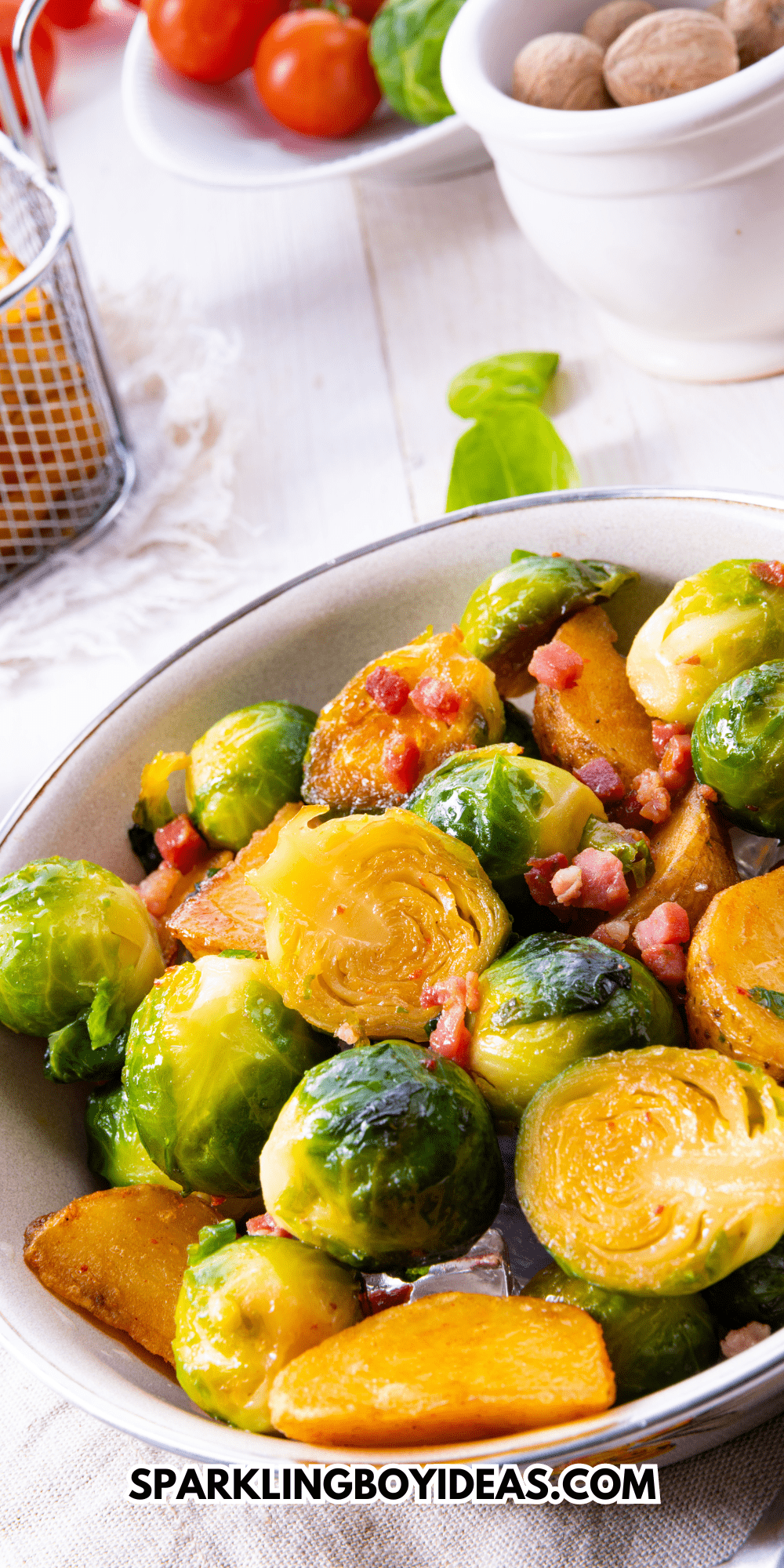 Honey Roasted Brussels Sprouts - Sparkling Boy Ideas