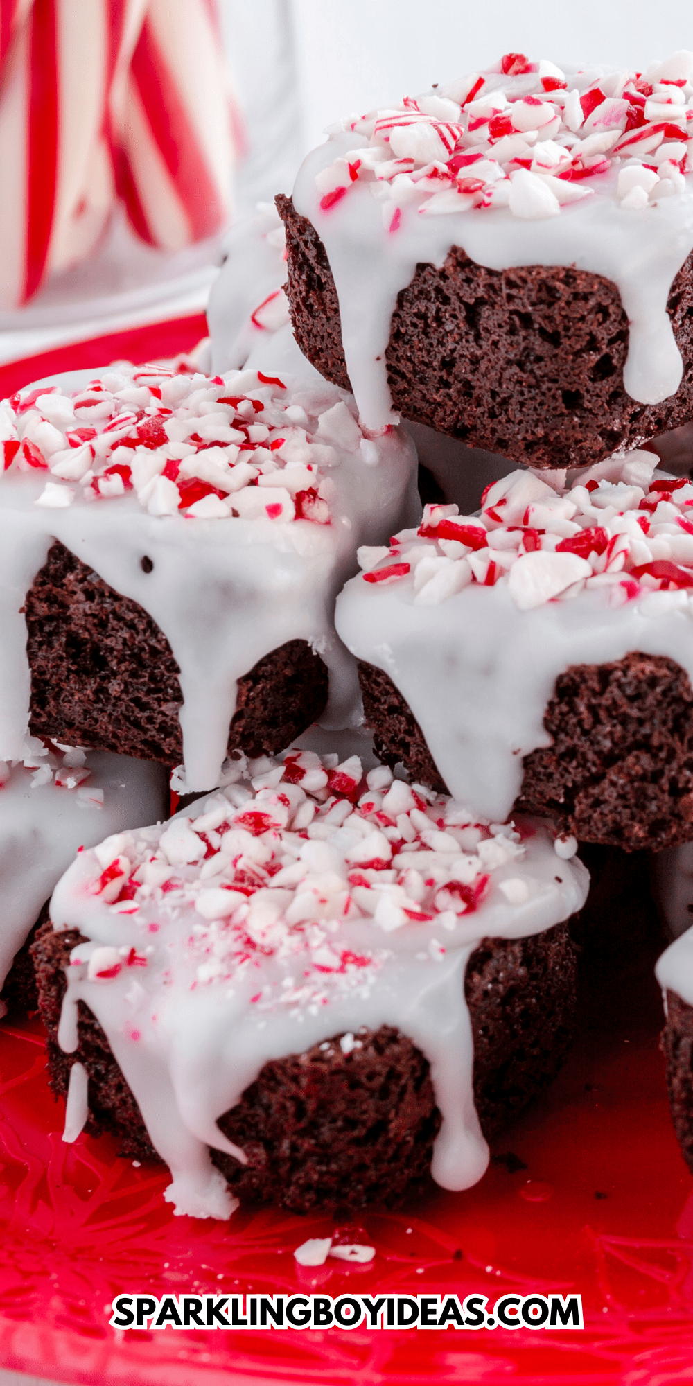 Easy Dark Chocolate Peppermint Brownies - Sparkling Boy Ideas