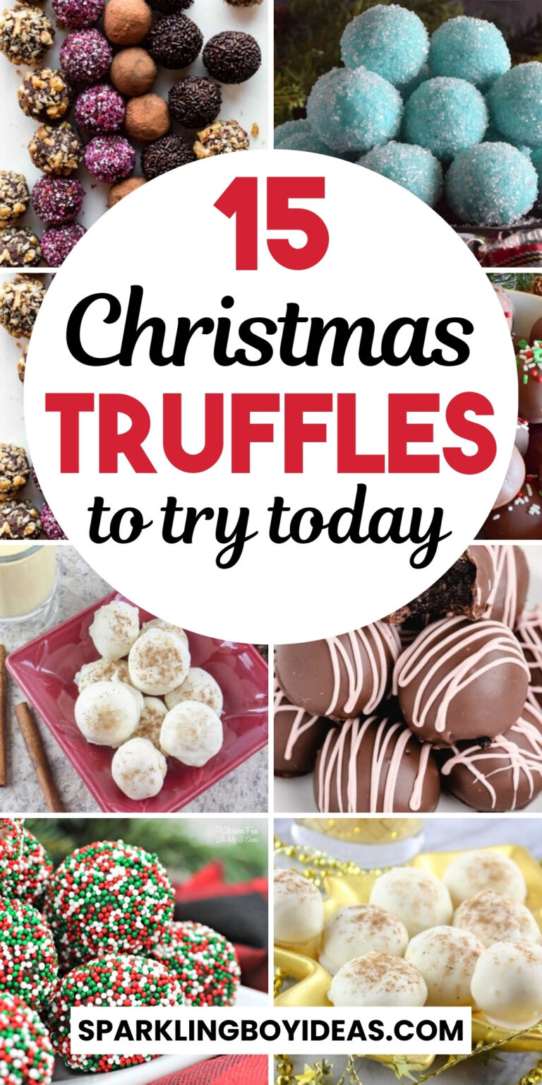 21 Easy Christmas Truffles - Sparkling Boy Ideas