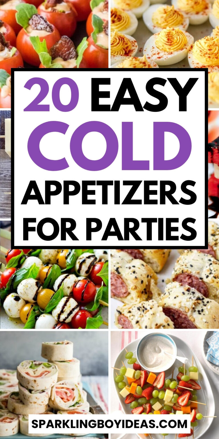 21 Easy Cold Appetizers - Sparkling Boy Ideas