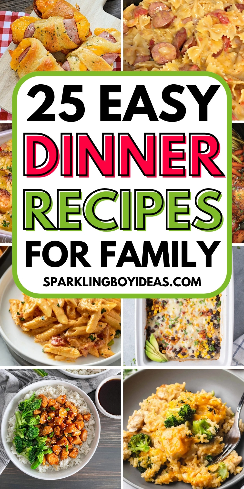 25 Simple Easy Dinner Recipes - Sparkling Boy Ideas