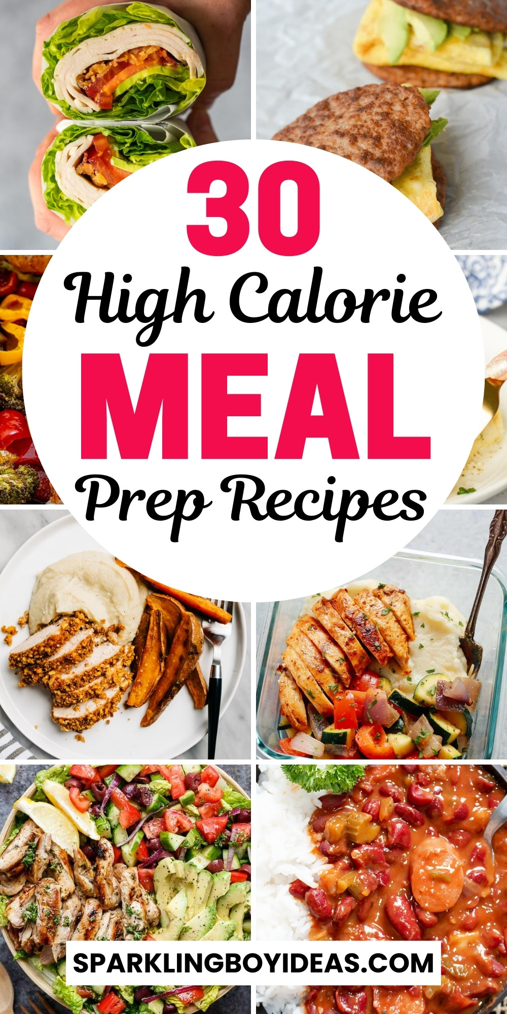 35 Easy High Calorie Meal Prep Recipes - Sparkling Boy Ideas