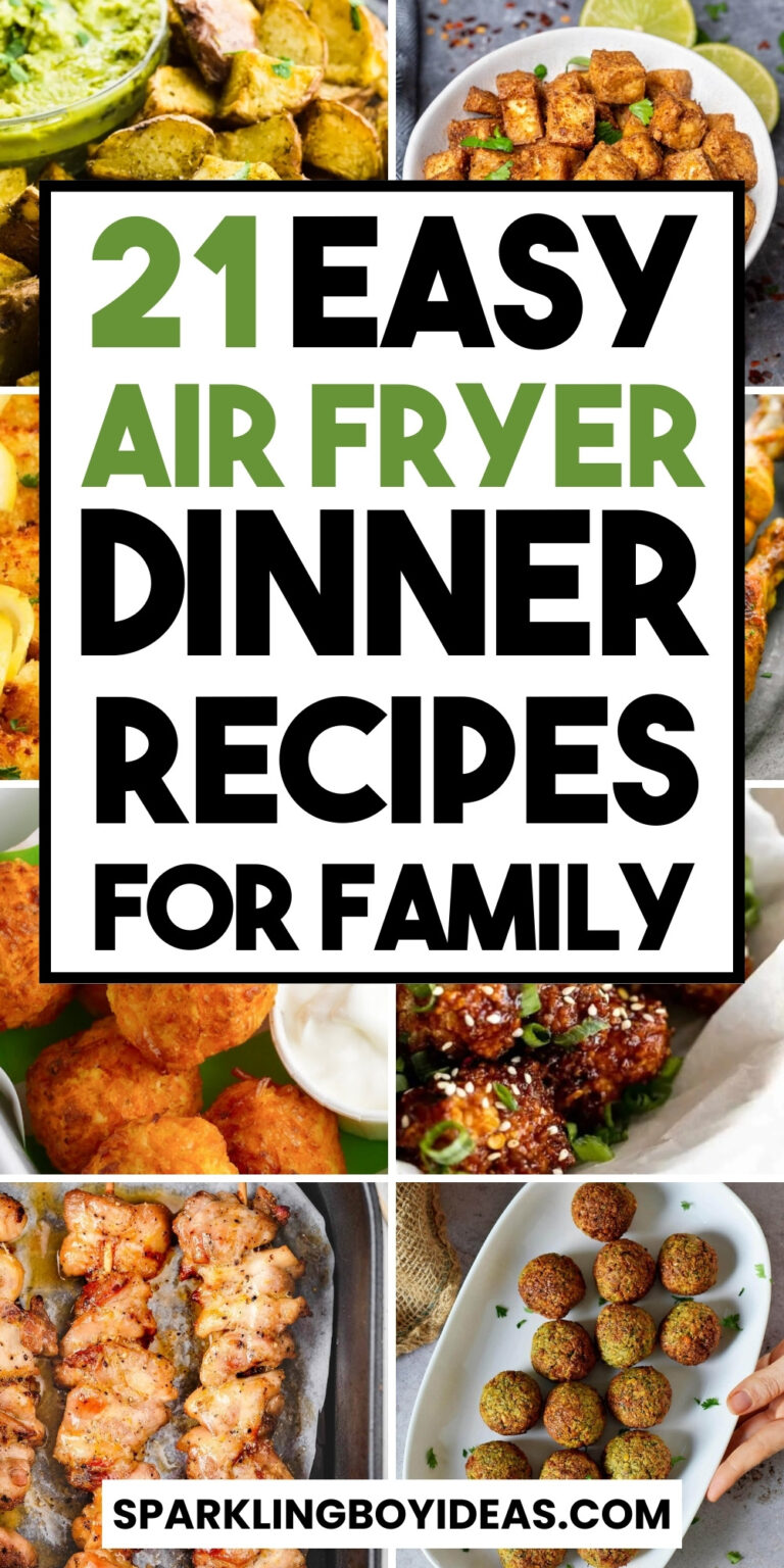 21 Easy Air Fryer Dinner Recipes - Sparkling Boy Ideas