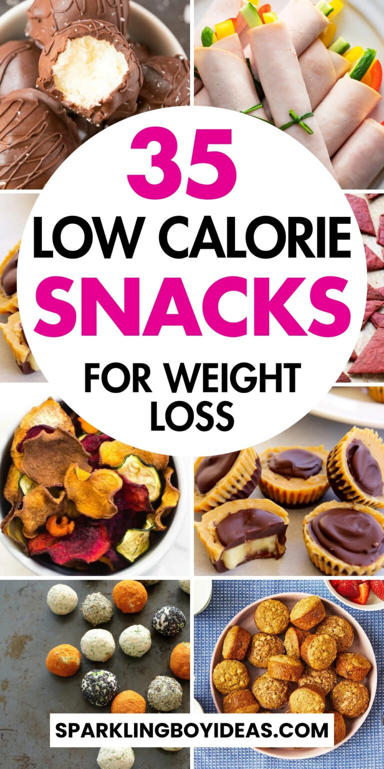 35 Easy Healthy Low Calorie Snacks - Sparkling Boy Ideas