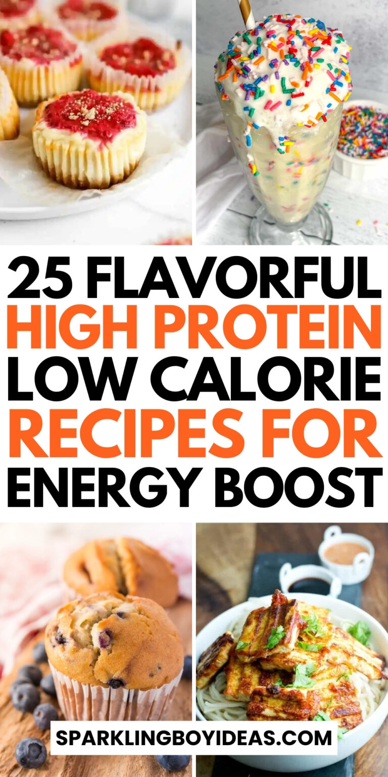 25 Easy High Protein Low Calorie Recipes - Sparkling Boy Ideas