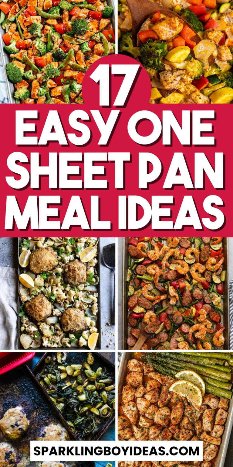 17 Easy One Sheet Pan Meals - Sparkling Boy Ideas