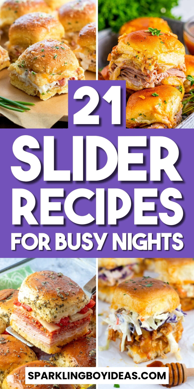 21 Easy Slider Recipes - Sparkling Boy Ideas